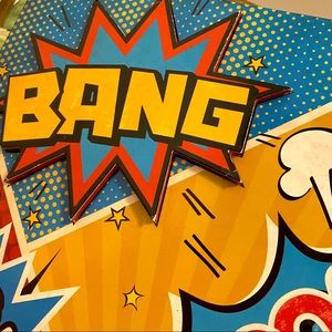 Wall Decor | Comic Action Bubble Wall Art | Poshmark